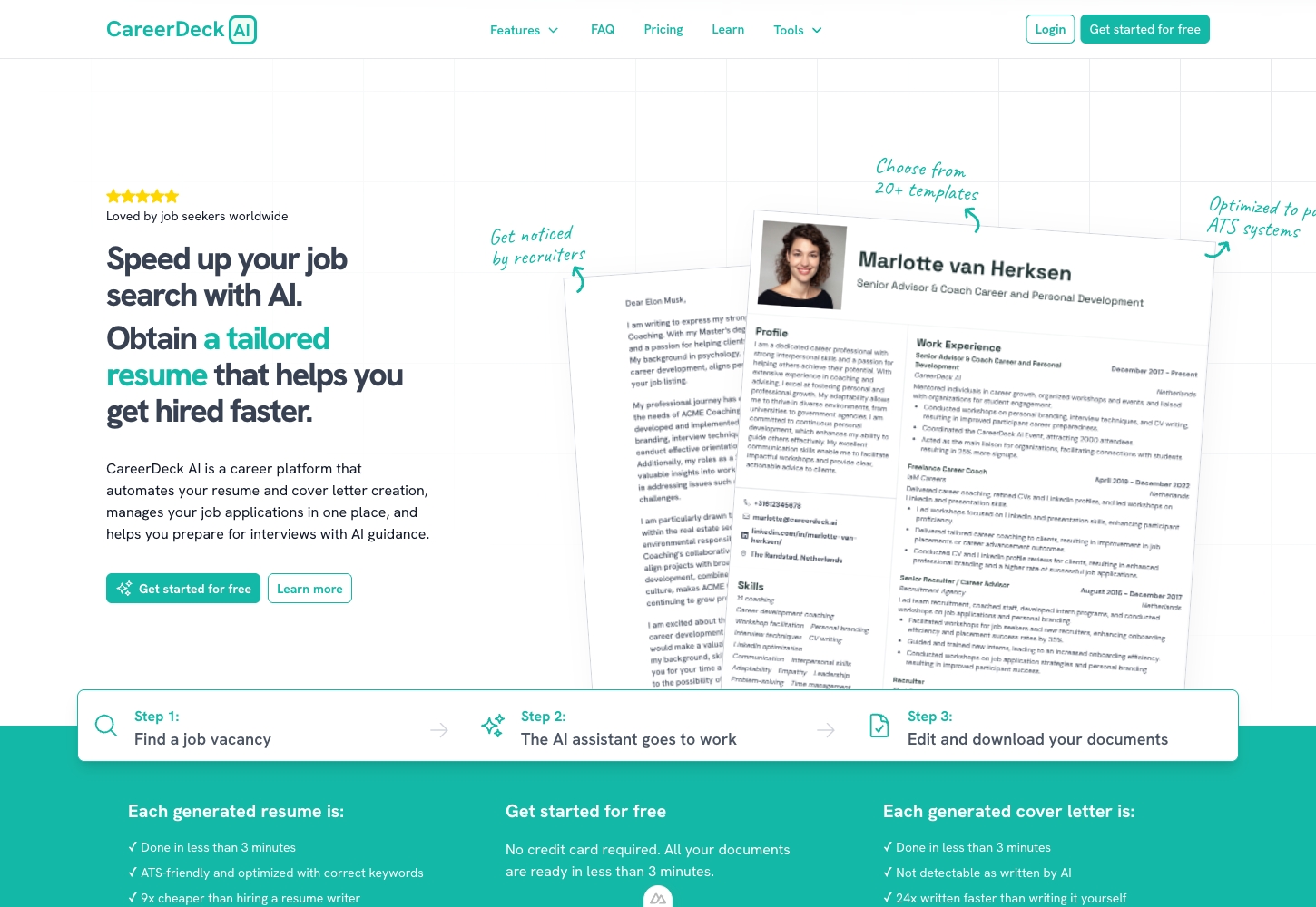Practice Job Interview Using Video | CareerDeck | CareerDeck AI